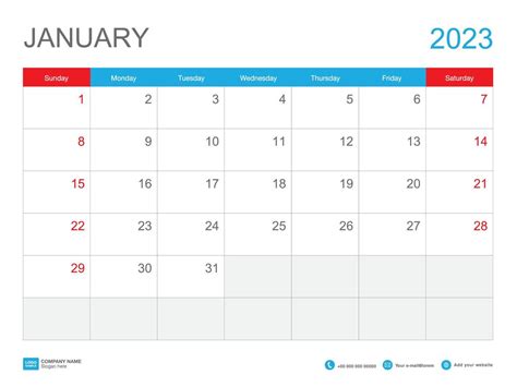 enero 2023 diseño de plantilla calendario 2023 plantilla de calendario