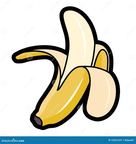 Banana Icon Collection Vector Outline And Silhouette CartoonDealer
