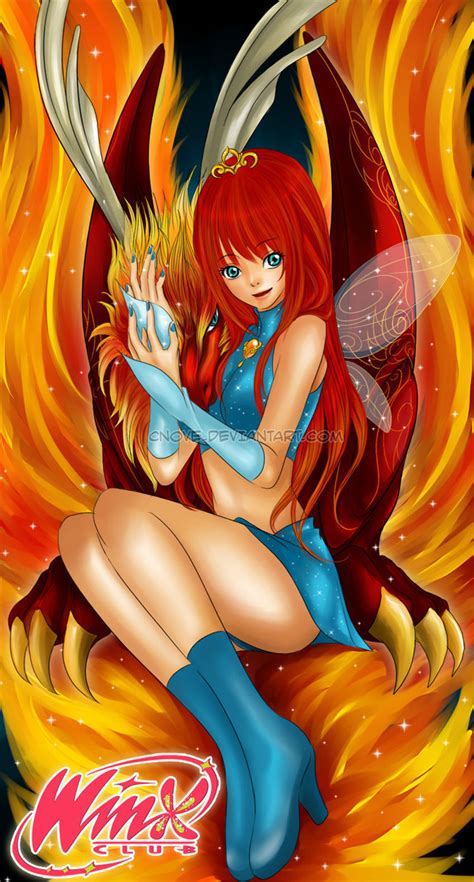 Winx Club Bloom Dragon The Winx Club Fan Art 22248634 Fanpop