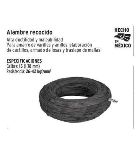 Alambre Recocido Calibre En Rollo De Kg