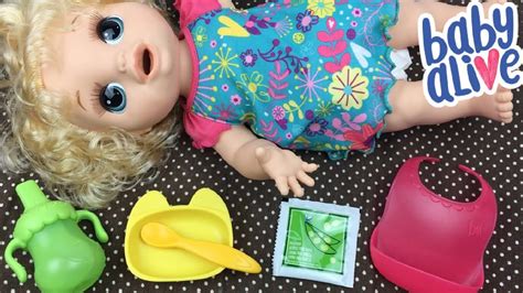 Feeding Baby Alive Happy Hungry Baby Peas Doll Food YouTube