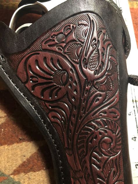Western Leather Holster Fits Colt Python King Cobra S W 586 Etsy