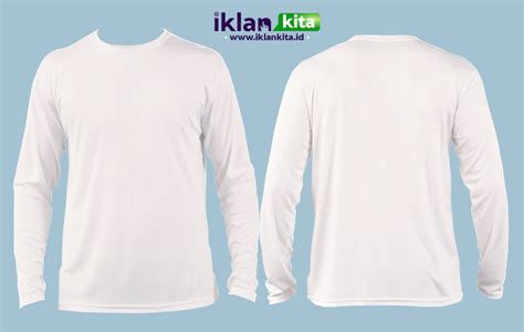 Template Kaos Lengan Panjang Depan Belakang Psd 51 Koleksi Gambar