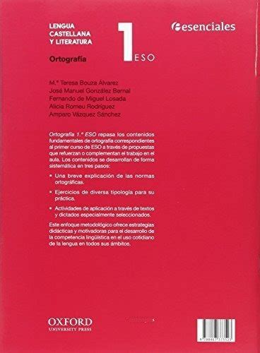 Esenciales Oxford Lengua Castellana Y Literatura Ortografí Cuotas