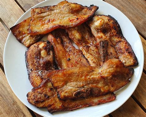 Poitrine de porc à la sauce barbecue maison Gourmicom