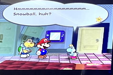 My New Yoshi In Paper Mario The Thousand Year Door Rpapermario
