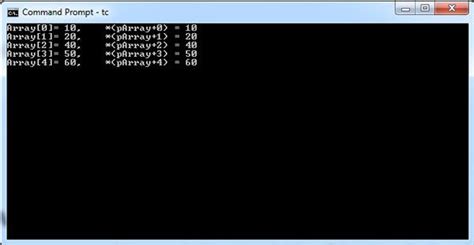 C Program Pointers For Traversing An Array Computer Notes