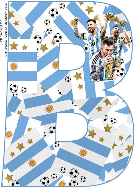 Letras De Argentina Campeon Kits Para Imprimir Gratis