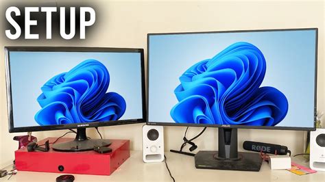 How To Connect Two Monitors To One Computer Full Guide YouTube