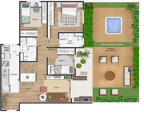 Plantas de Casas 100 projetos para você se inspirar