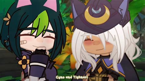 Cyno And Tighnari Skit Gacha Club Genshin Impact Youtube