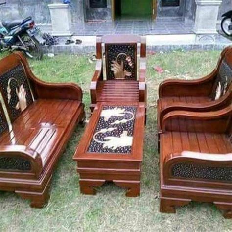Gambar Kursi Kayu Jati Minimalis Pulp