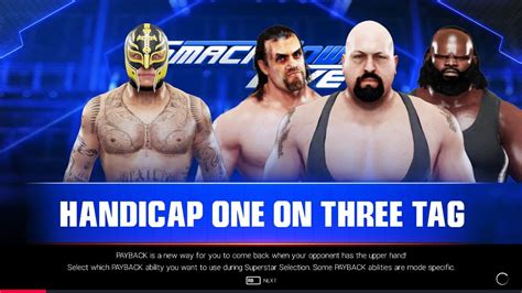 Rey Mysterio Vs The Great Khali Big Show Mark Henry One On Three