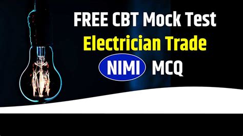 Electrician Theory Second Year Cbt Mock Test Nimi Mcq