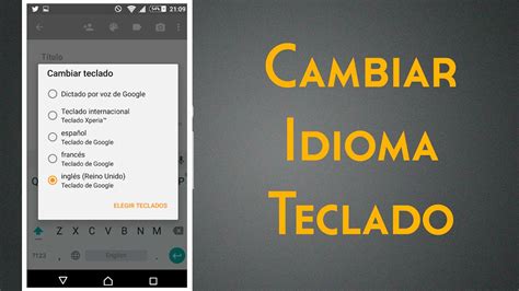 Cambiar Idioma Teclado Youtube