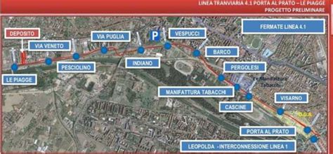 Tramvia Firenze Orari Fermate Mappa Linea Per Linea