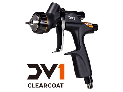 DeVilbiss DV1 Clearcoat Spray Gun Non Digital With Gravity Cup