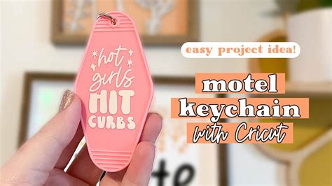 Making A Motel Keychain W Cricut Easy Cricut Project YouTube
