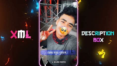 bangla new song xml 😚💔 alight motion new trend xml xriyaneditz crazy editor bd youtube