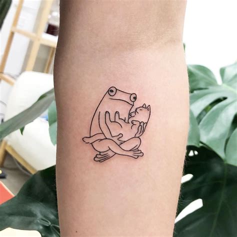Update 78 Minimalist Small Frog Tattoo Latest In Cdgdbentre