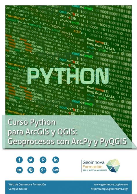 PDF Curso Python Para ArcGIS Y QGIS Geoprocesos Con ArcPy Y