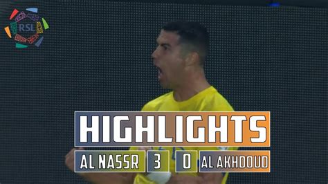 Al Nassr Al Akhdoud Highlights Roshn Saudi League Th