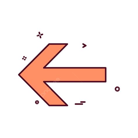 Diseño Vector Icono De Flecha Izquierda PNG dibujos Atrás Botón