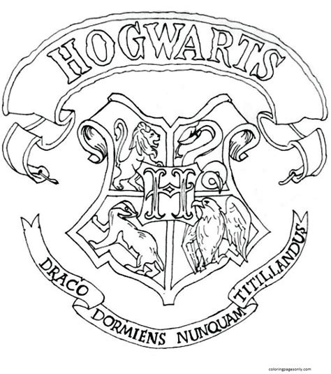 Harry Potter Ravenclaw Coloring Pages Coloring Home