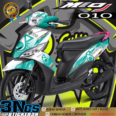 Jual Sticker Decal Mio J Petronas Fullbodi Sticker Stripping Mio J