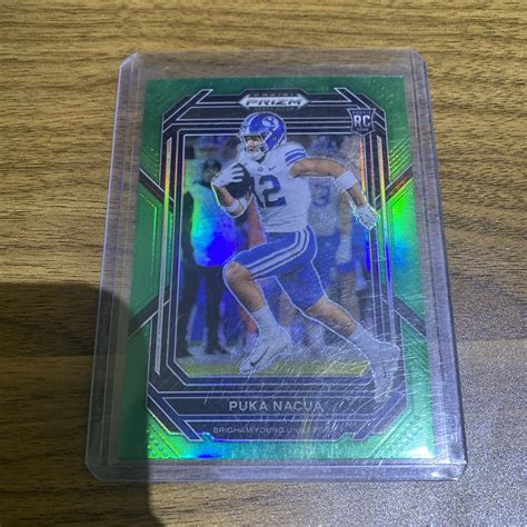 Panini Prizm Draft Picks Puka Nacua Green Prizm Rc Ebay
