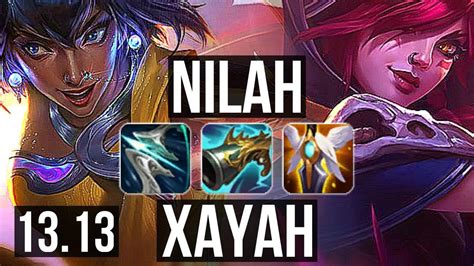 NILAH Rakan Vs XAYAH Alistar ADC Rank 2 Nilah Godlike 15 4 8