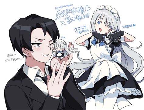 Roland And Angelica Project Moon And 1 More Drawn By Bbunny Danbooru