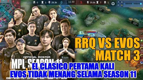 EVOS GA DIKASIH MAIN SAMA SEKALI SAMA RRQ EL CLASICO MLBB RRQ VS