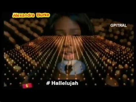 Alexandra Burke Hallelujah Lyrics Youtube