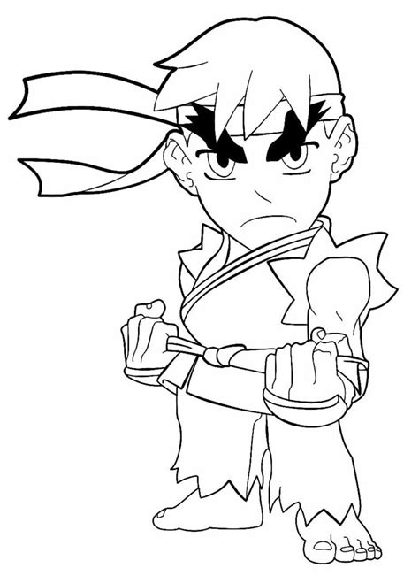 Desenhos De Street Fighter Para Colorir E Imprimir Aprender A Desenhar