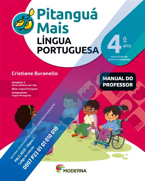 PINTAGUÁ MAIS LÍNGUA PORTUGUESA 4º ano PNLD Moderna