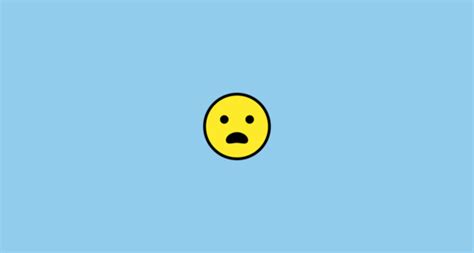 Cara Con El Ceño Fruncido Y La Boca Abierta Emoji on OpenMoji 12 2