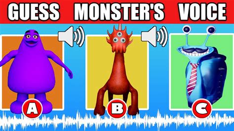 Guess Monster S Voice GARTEN OF BANBAN 4 CHEWY CHUCK SLOW SILAS