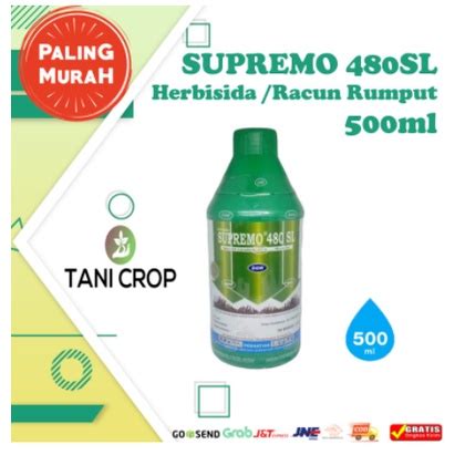Jual Supremo 480 SL 1 Liter Herbisida Racun Rumput Gulma Ilalang