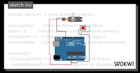 Servo Motor Con Un Pulsador Wokwi Esp Stm Arduino Simulator