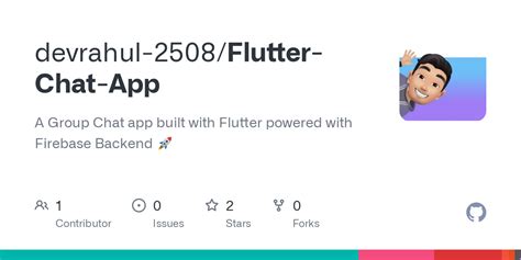 GitHub Devrahul 2508 Flutter Chat App A Group Chat App Built With