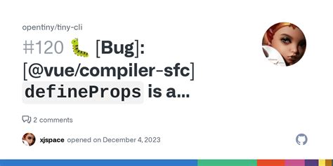 🐛 [bug] [ vue compiler sfc] `defineprops` is a compiler macro and no longer needs to be