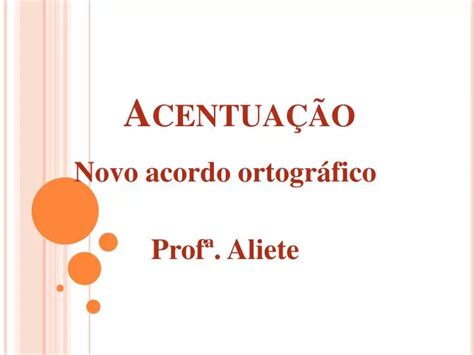 PPT Acentuação PowerPoint Presentation free download ID 4844284