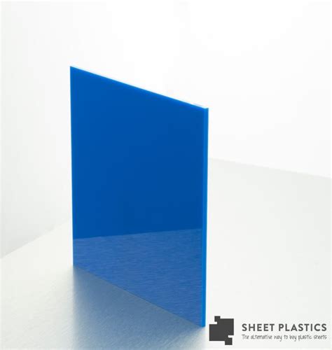 3mm Mid Blue Acrylic Sheet Cut To Size Sheet Plastics
