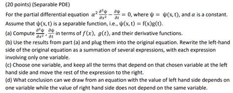 solved for the partial differential equation