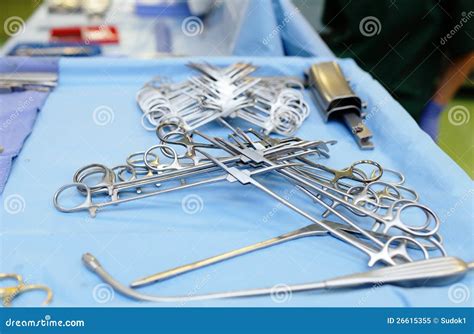 Surgical Instruments In The Operating Room Royalty Free Stock Photo