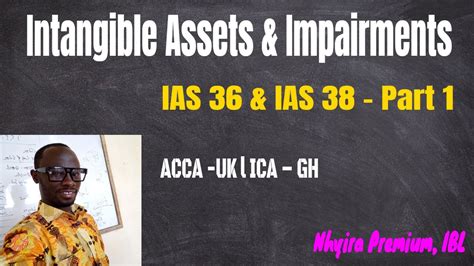 Accounting Standard Lectures Intangible Assets Ias Impairment