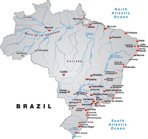 Os Rios Do Brasil Abc Distancias