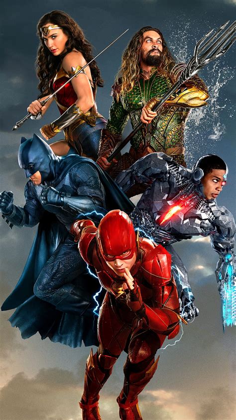Batman Flash Movie Aquaman Wonder Woman Cyborg Dc Comics Gal