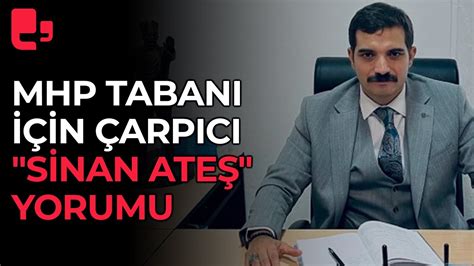 Hayko Bağdat tan canlı yayında dikkat çeken Sinan Ateş yorumu MHP